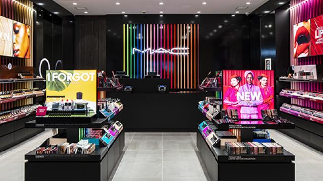 Mac Cosmetics Store Display